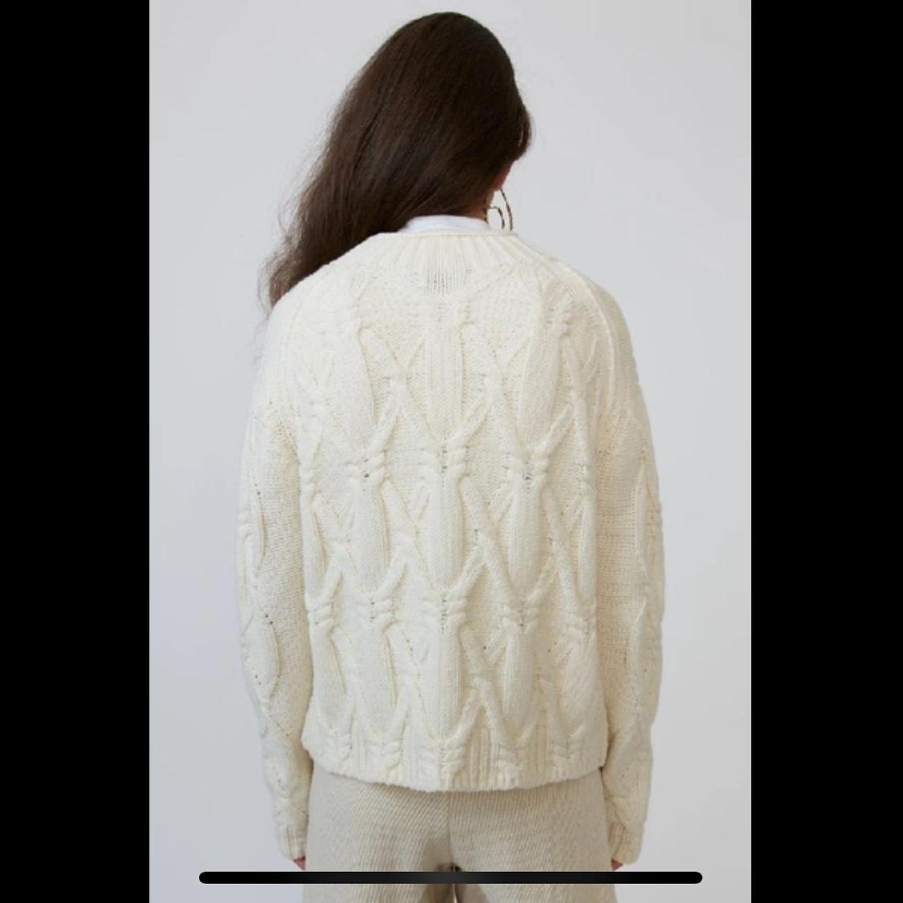 Acne Studios Kannick Cable knit Wool Sweater Color:... | Depop