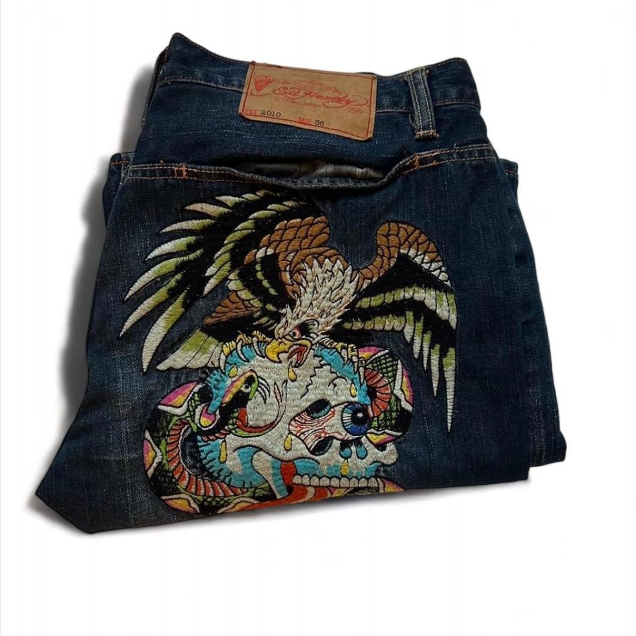 Vintage Lot 2010 Ed Hardy Jeans These sick Ed... - Depop