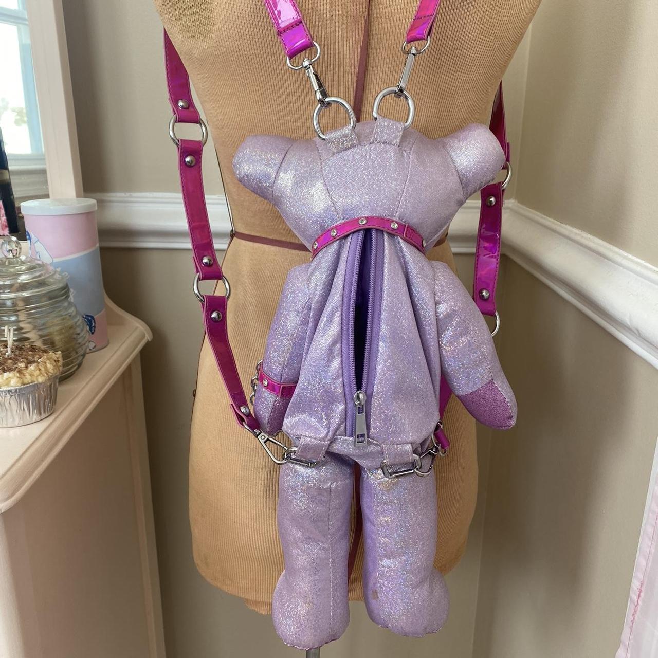 Purple teddy bear bag from dollskill a couple years... - Depop