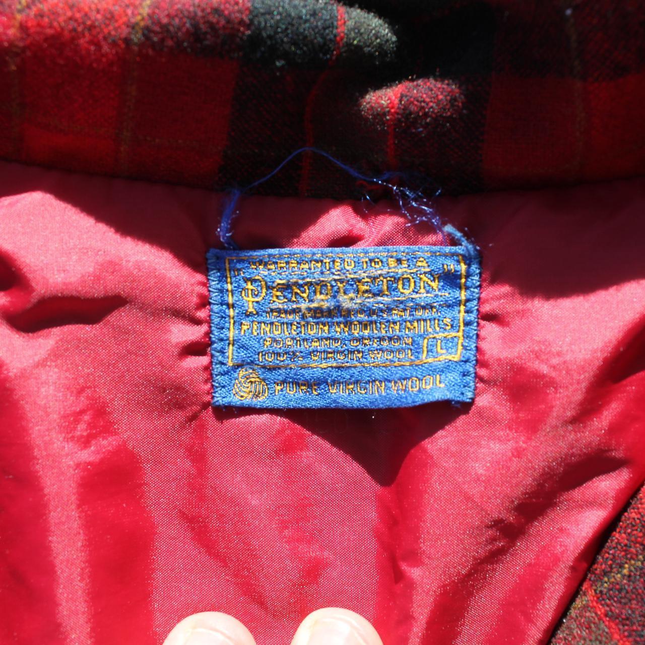 80s Vintage Red Pendleton... - Depop