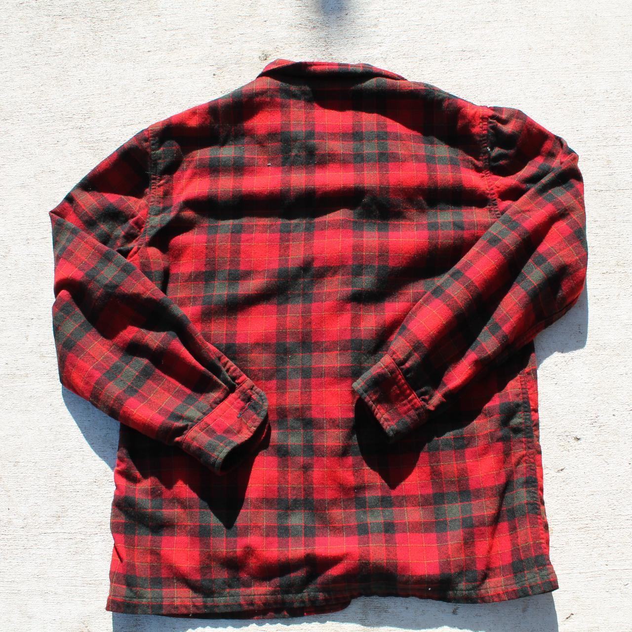 80s Vintage Red Pendleton... - Depop