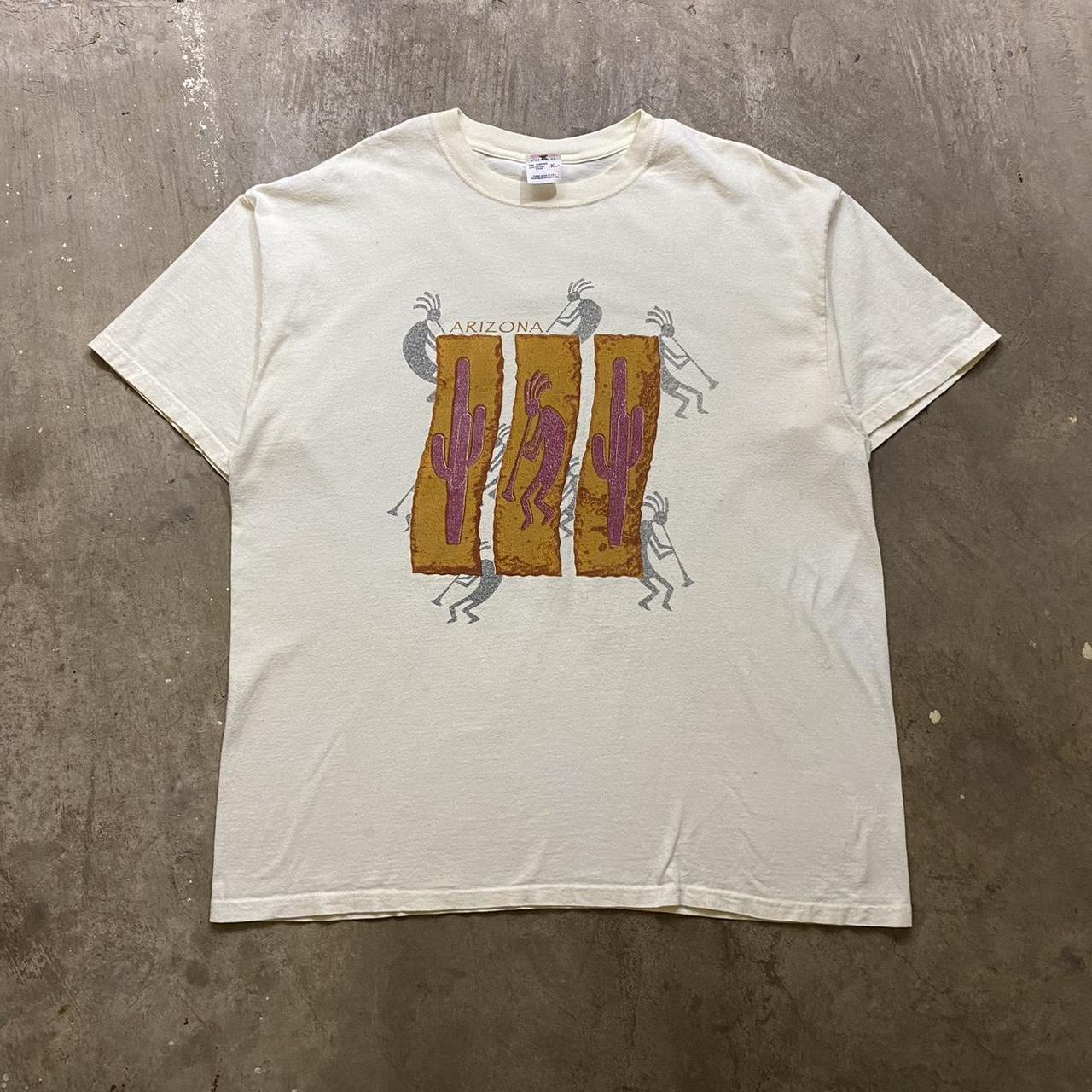 Vintage 90s Arizona Tee MEASUREMENTS: CHEST: 23... - Depop