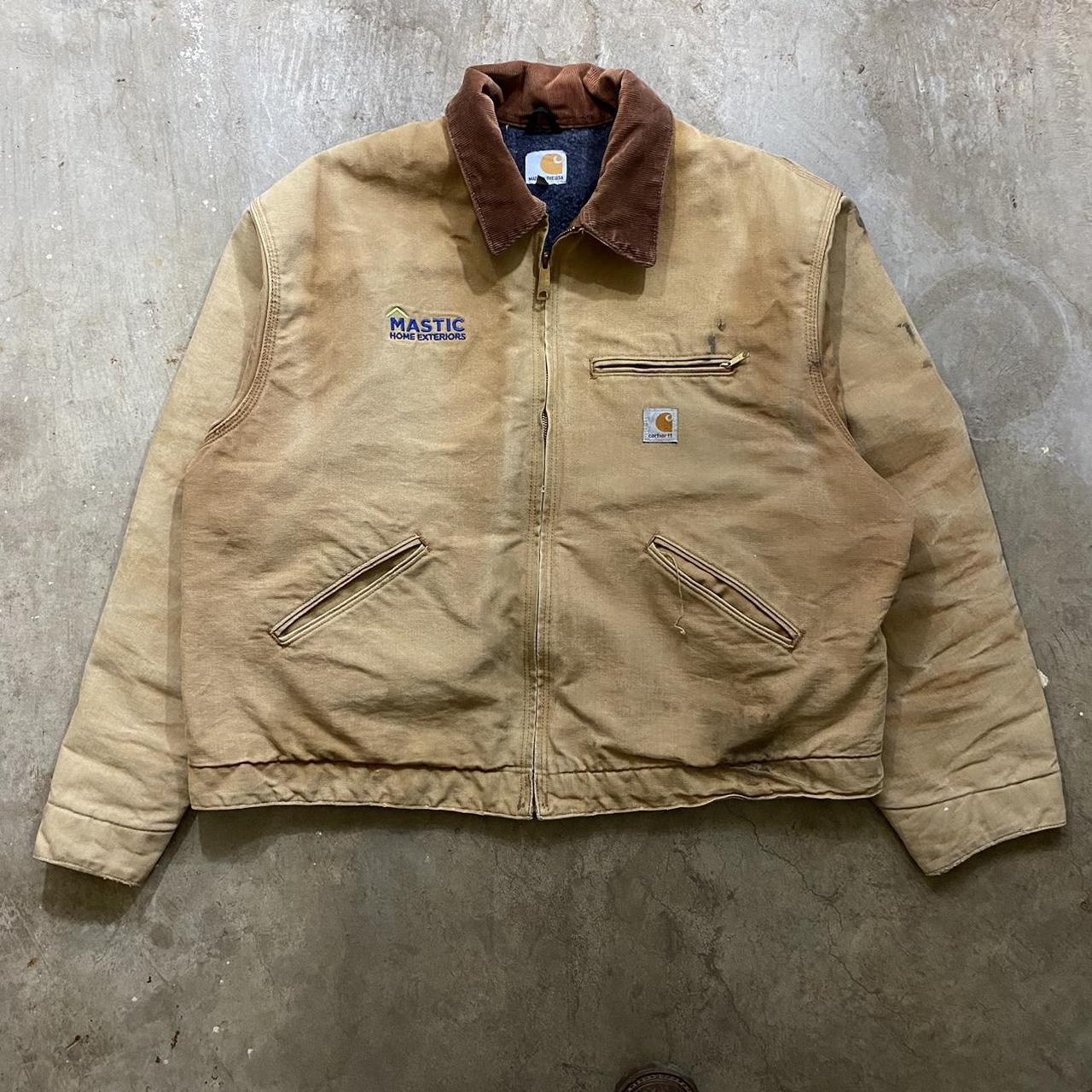 Vintage Carhartt Detroit Jacket... - Depop