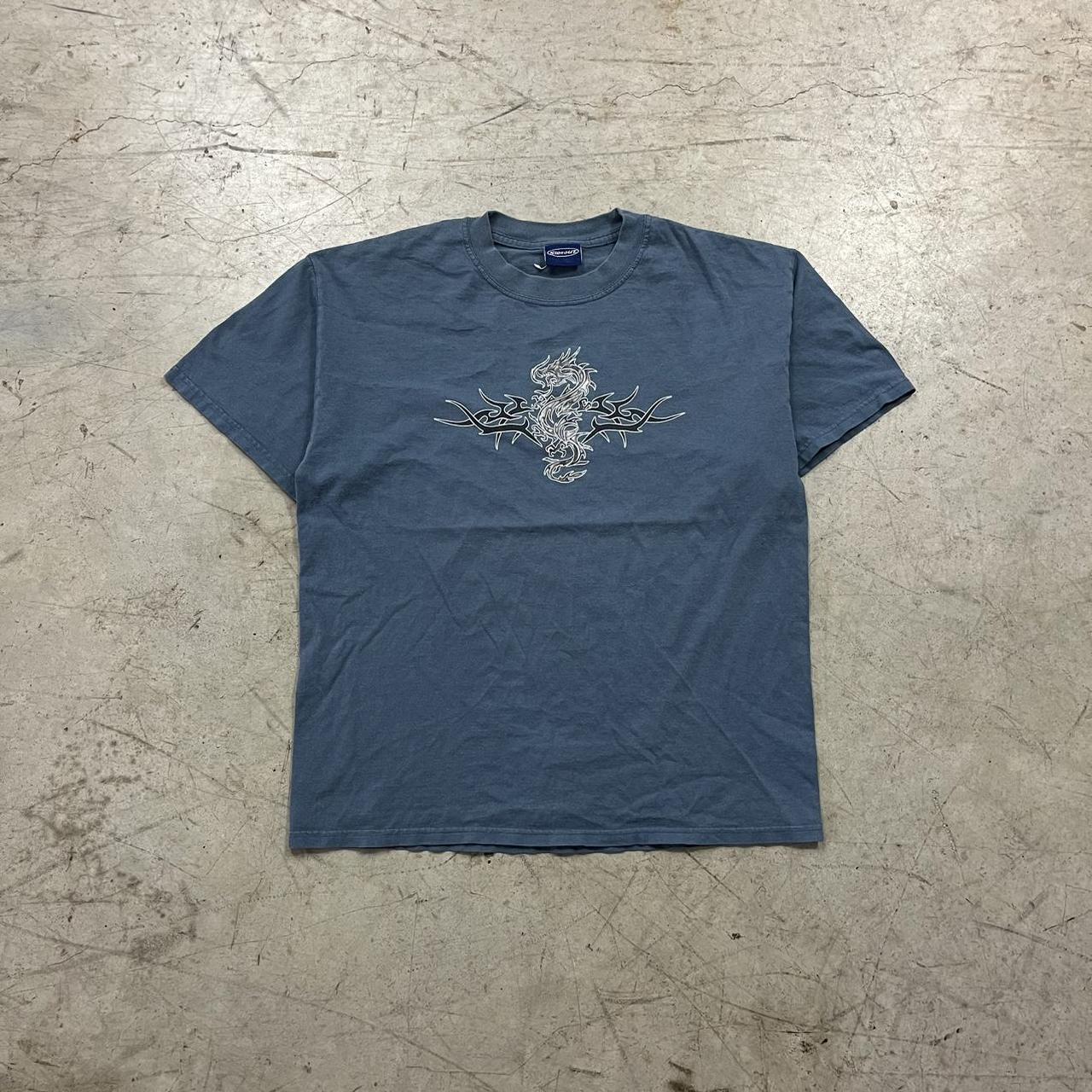 Y2k Dragon Top Heavy Type Skater Jnco Style... | Depop