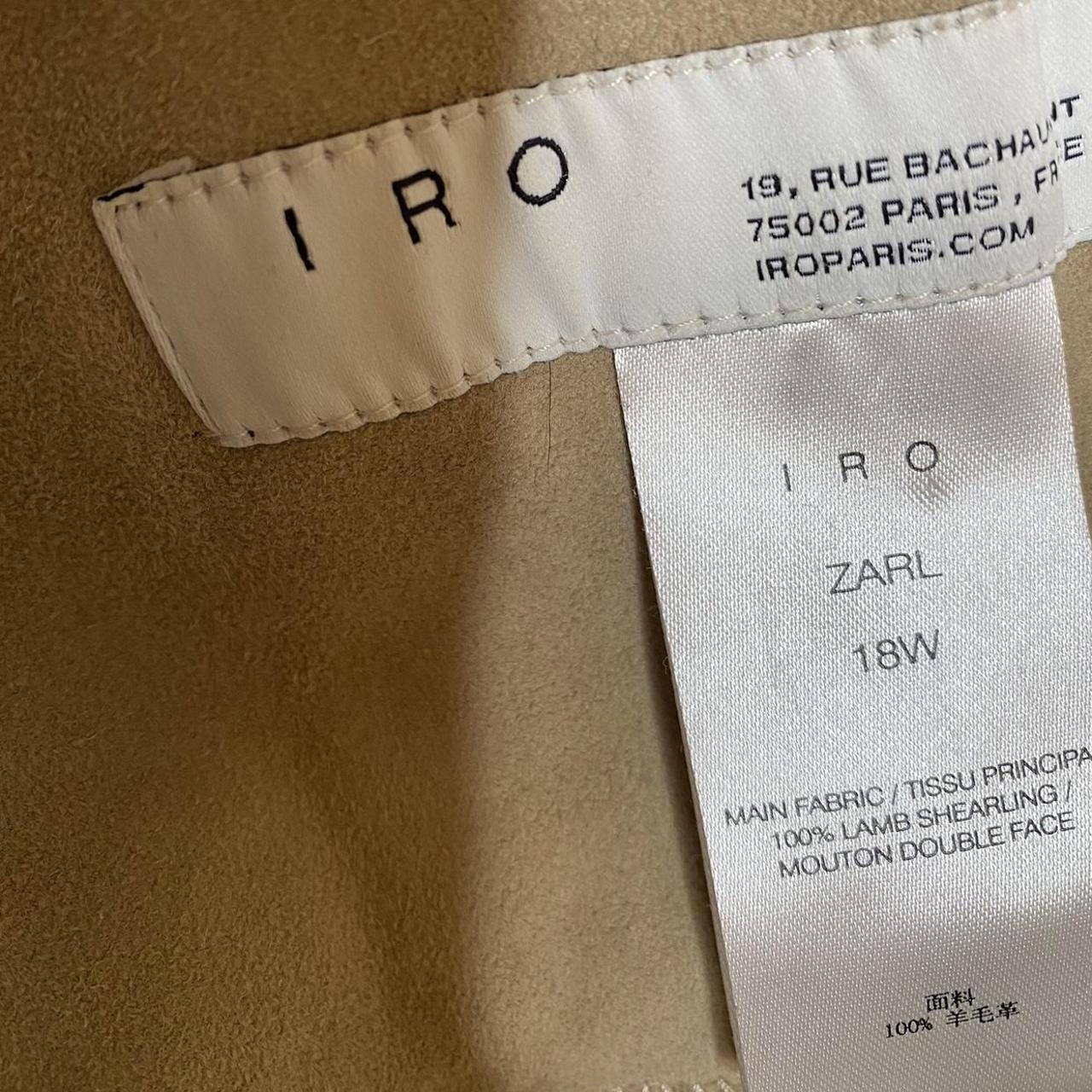 Iro Zarl reversible shearling fur vest Size FR 32... - Depop