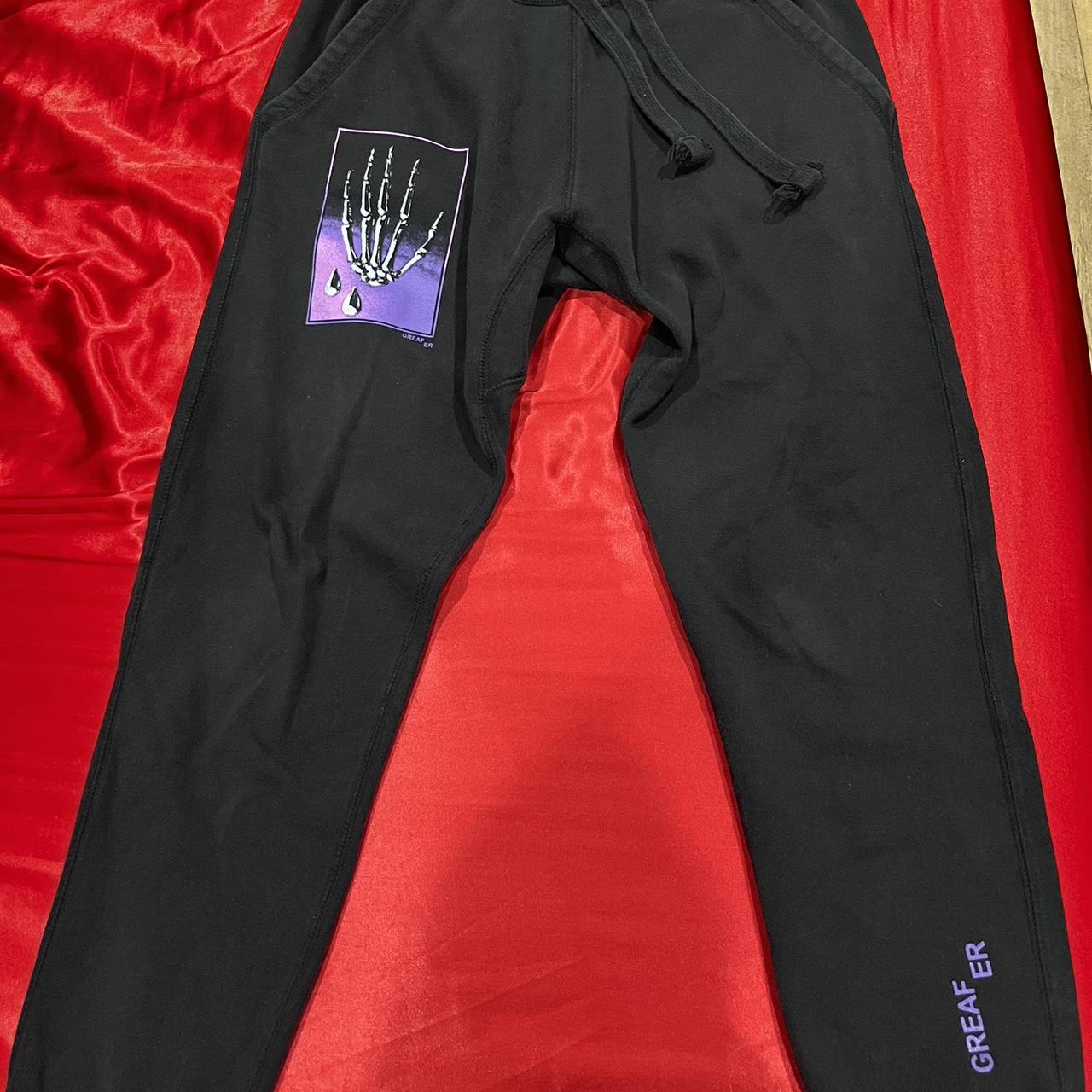 TeamSesh Greaf ElderBerrySunset Sweatpants Size... - Depop