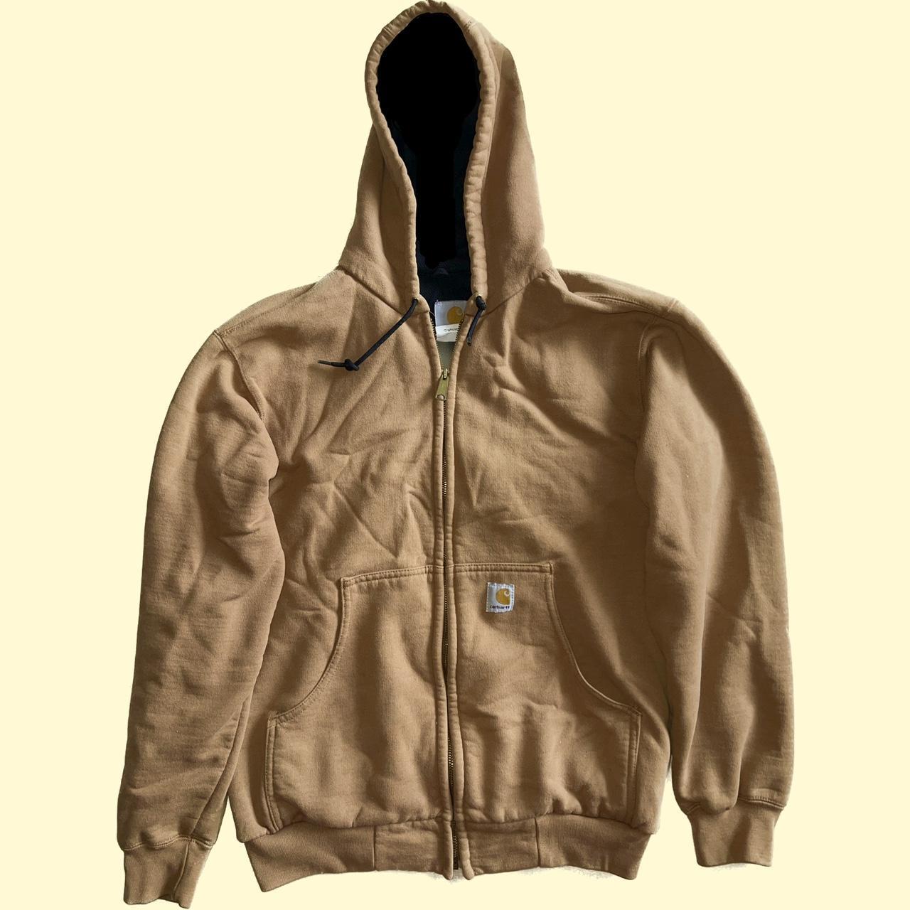 Carhartt Full Zip Hoodie Jacket • thermal lined •... - Depop
