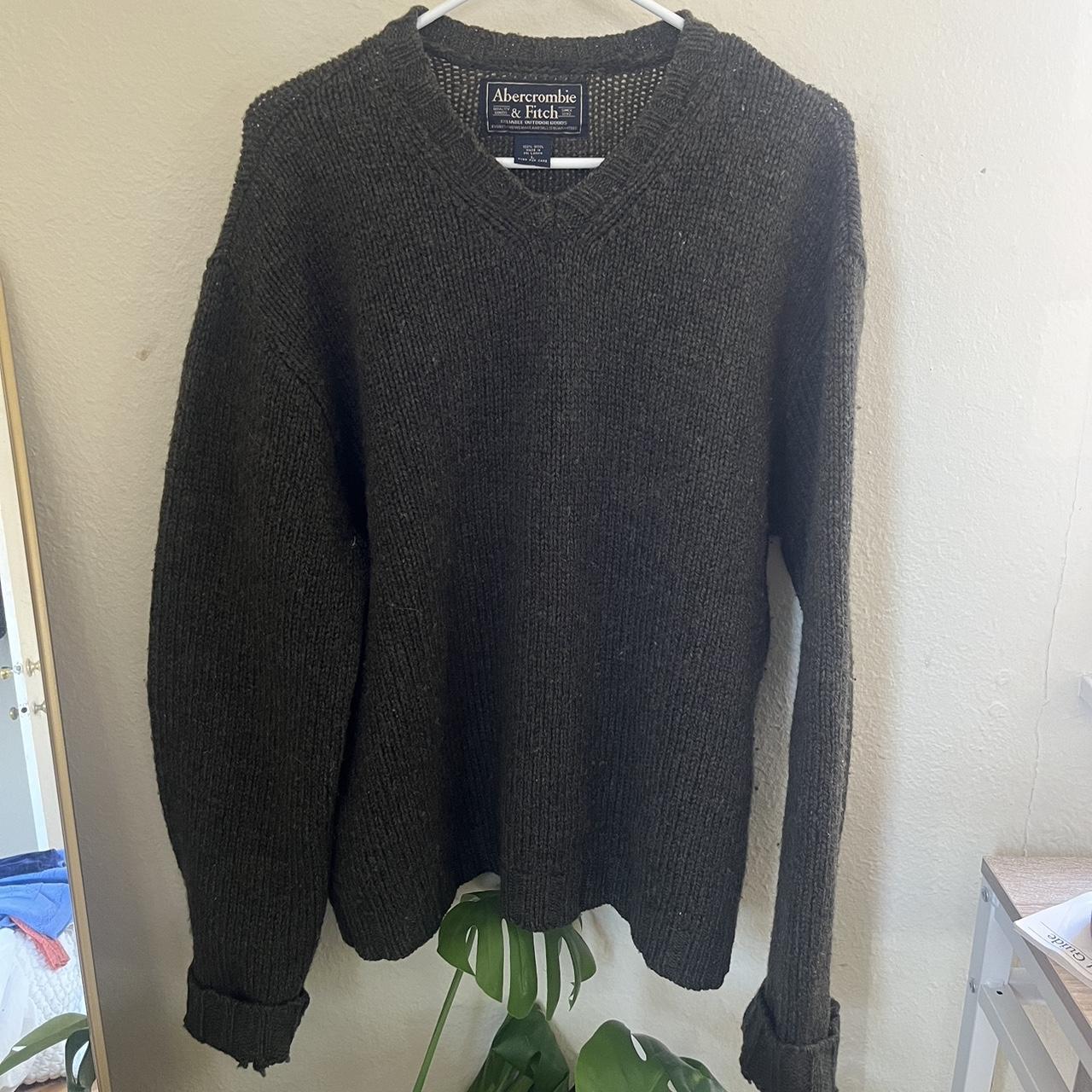 Vintage Abercrombie and Fitch sweater Nice and thick... - Depop