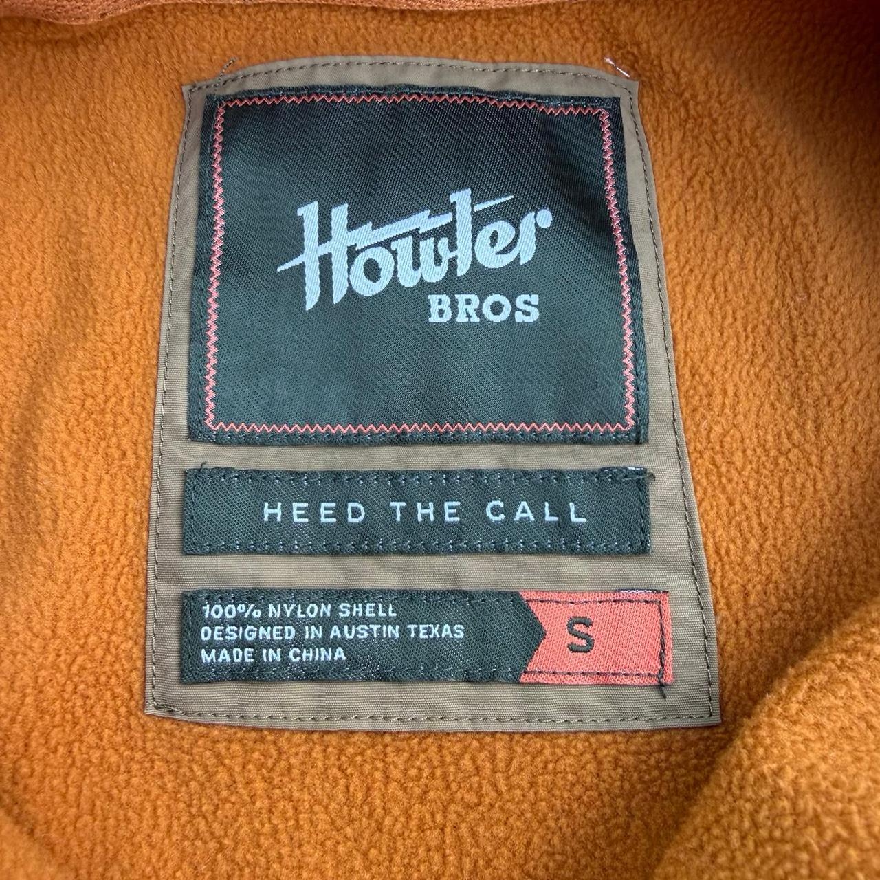 Tan nylon jacket by Howler Bros upcycled from a... | Depop