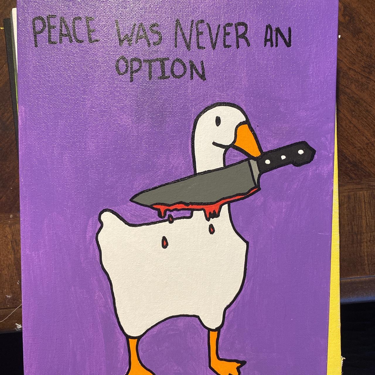 Peace was never an option - Depop