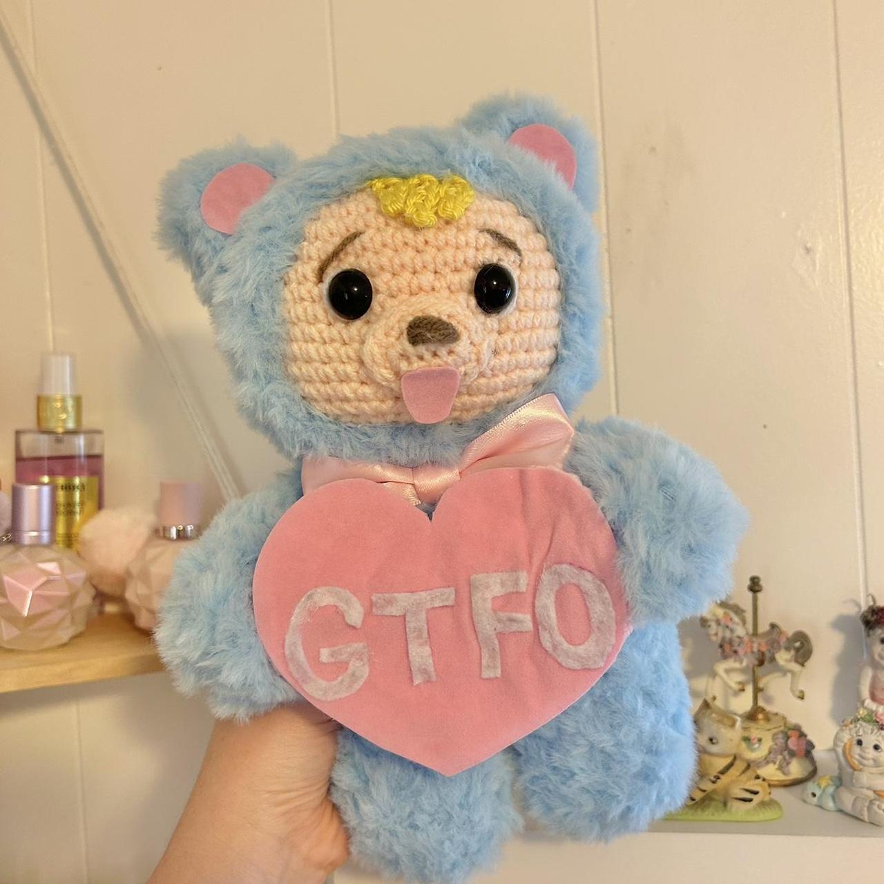 100% handmade gtfo bear! 🩷🐻 inspired by melanie... - Depop