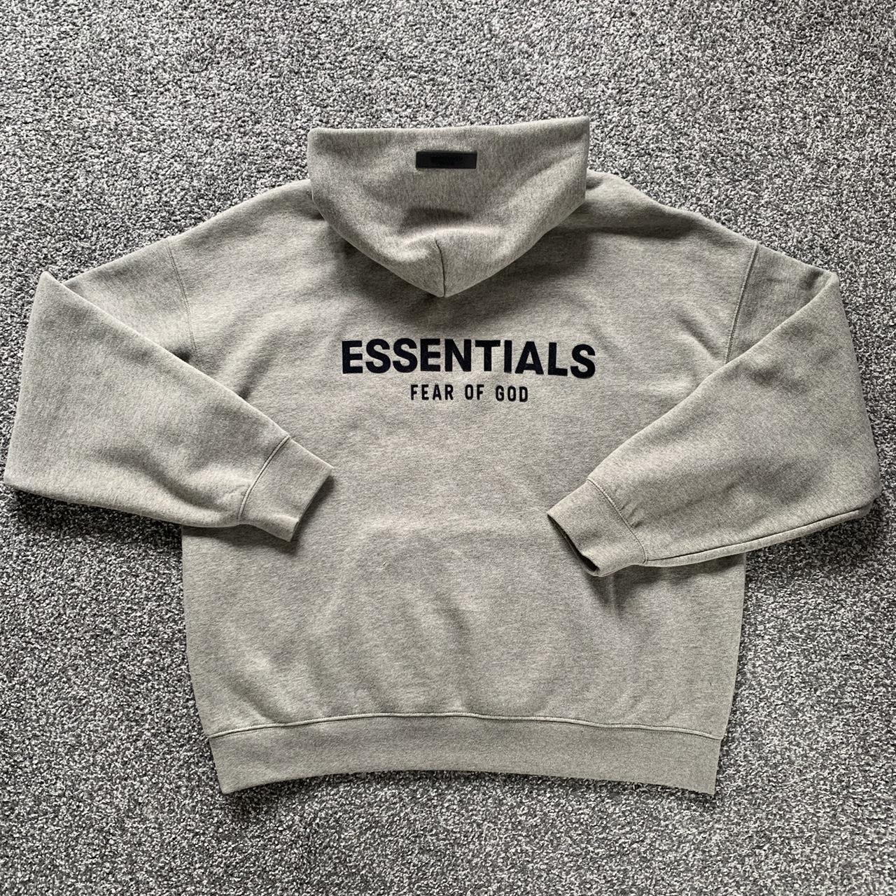 Men’s FOG Essentials Tracksuit Grey Large Hoodie... - Depop