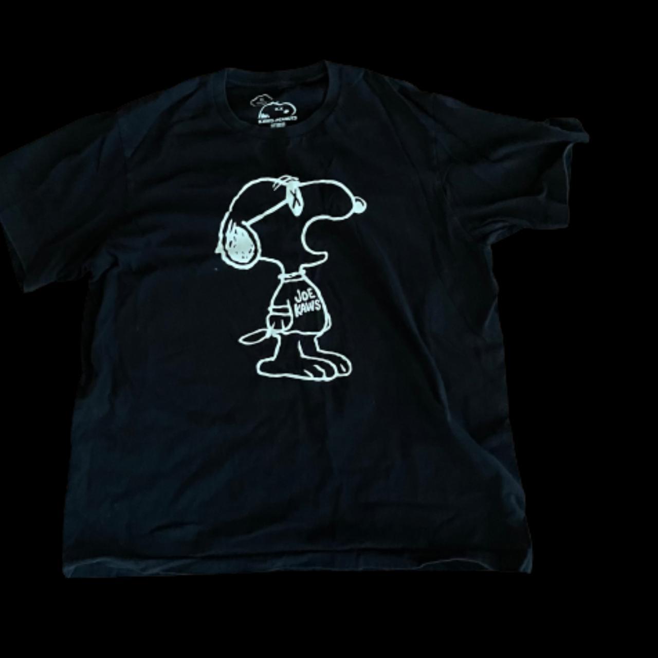 KAWS x Uniqlo x Peanuts Joe Kaws Yawn T-SHIRT KAWS... - Depop
