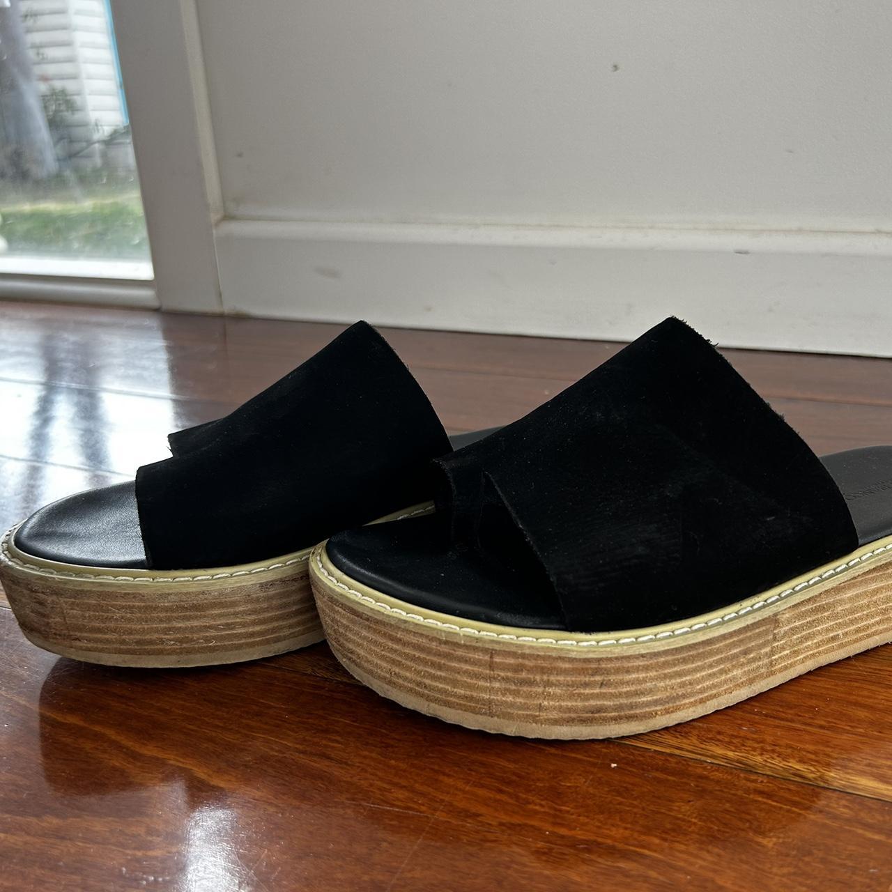 Tony Bianco ‘Energy’ platform sandals // well loved - Depop