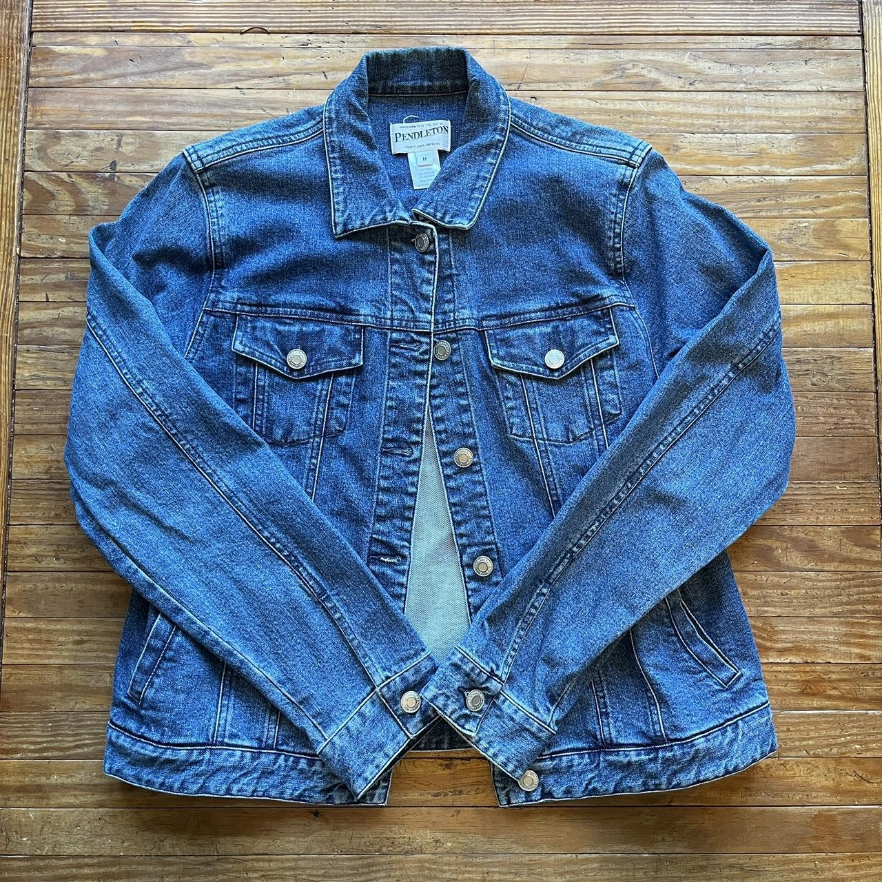 Women’s Pendleton Denim Jacket Very little signs of... - Depop