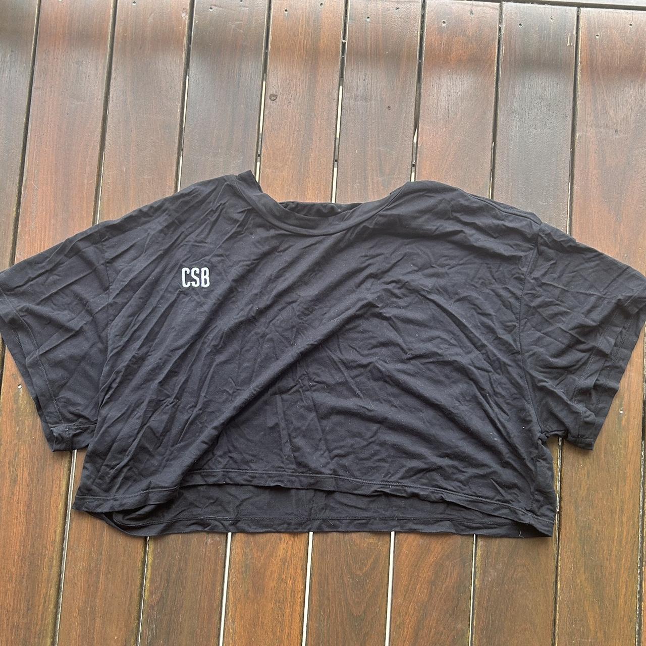 CROP SHOP BOUTIQUE - CROP SHIRT SIZE SMALL (OVERSIZED) - Depop