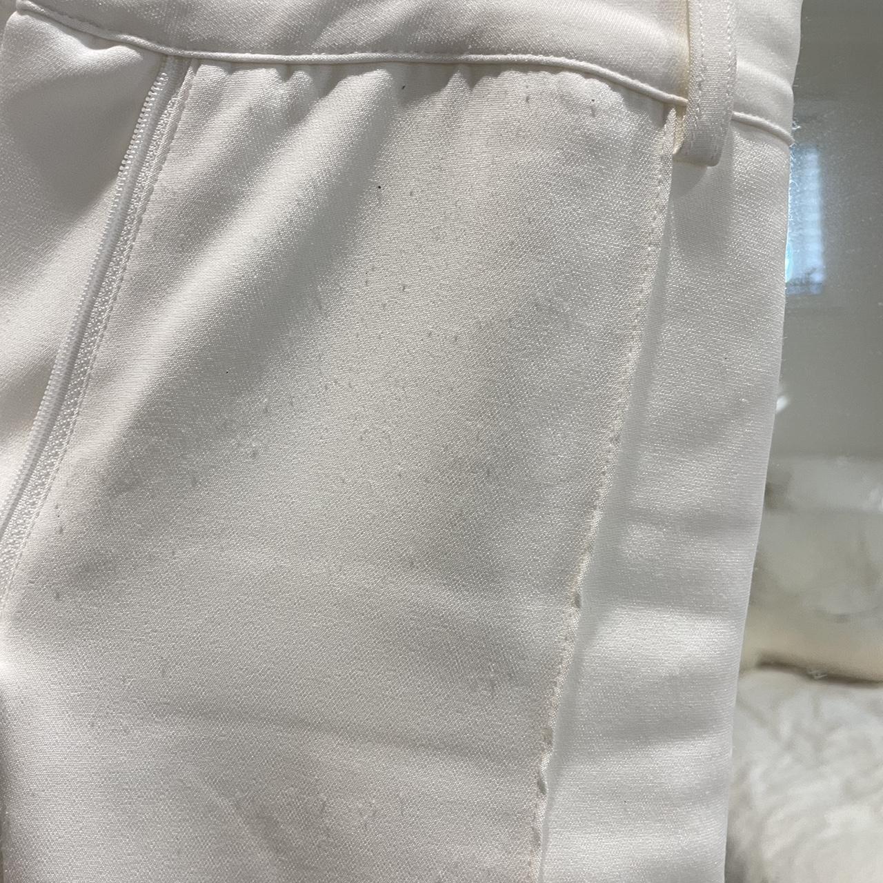 Venderbys Vera wide pant in White size medium... - Depop