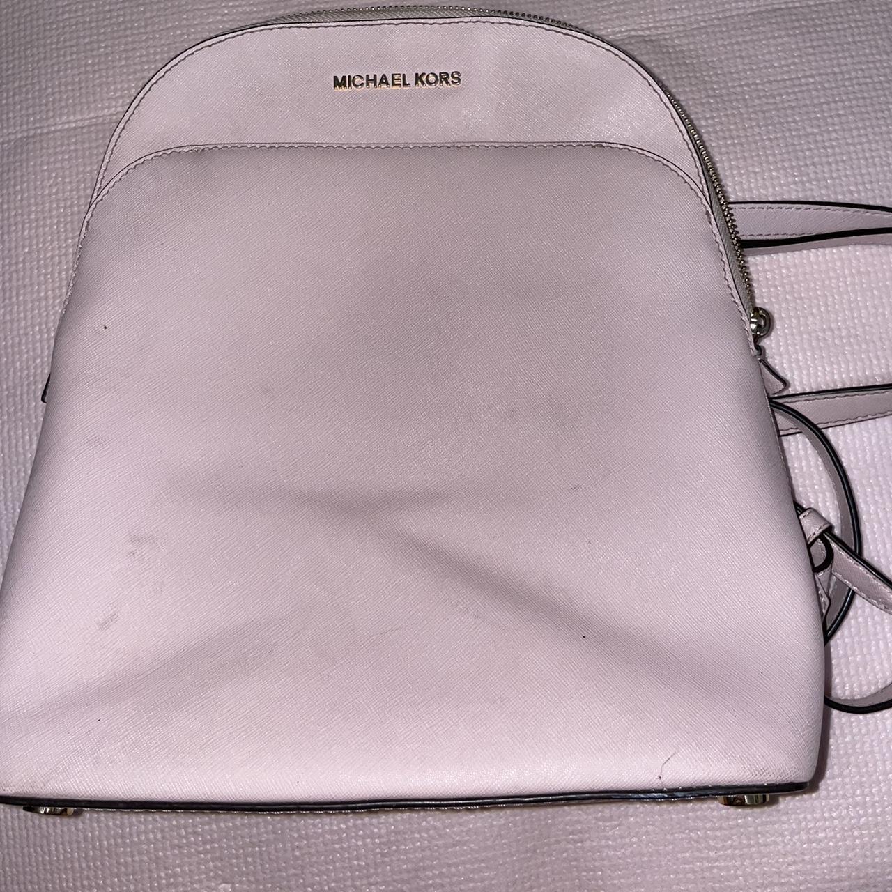 Light pink Micheal Kors Backpack Pale pink color... - Depop