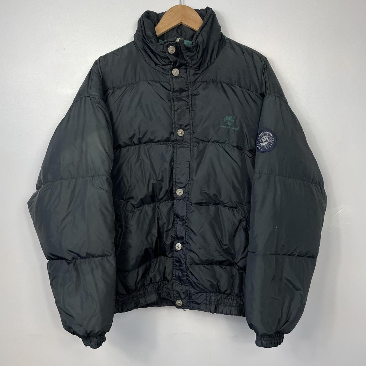 Timberland Weathergear Down Puffer Jacket, Black,... - Depop