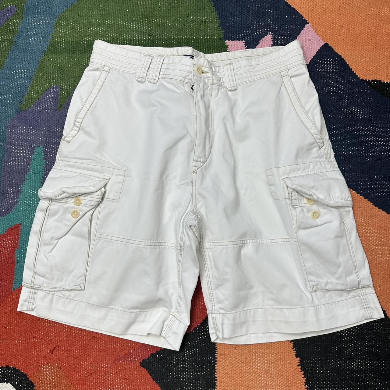 Polo Ralph Lauren Cargo Shorts, Utility, White, Size... - Depop