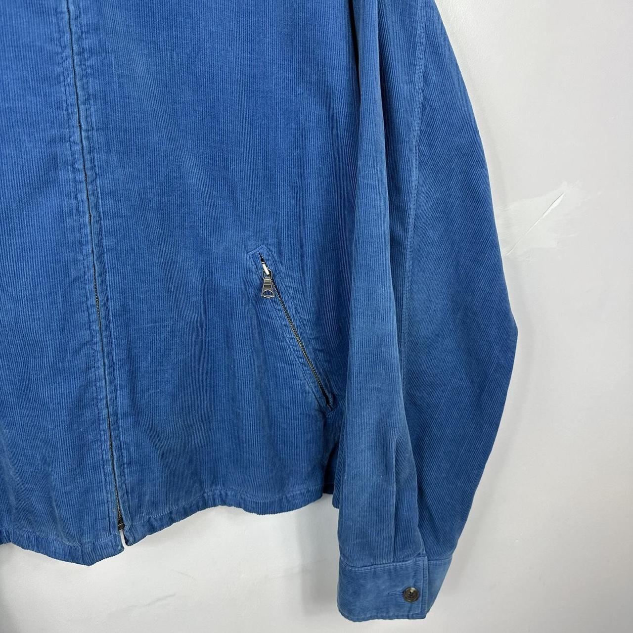 Polo Ralph Lauren Corduroy Harrington Jacket, Blue,... | Depop