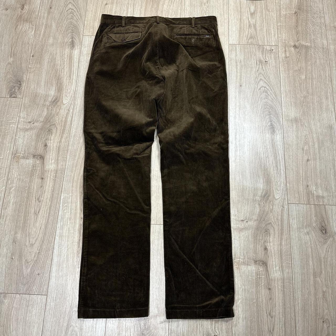 Polo Ralph Lauren Corduroy Pants Trousers, Brown,... - Depop