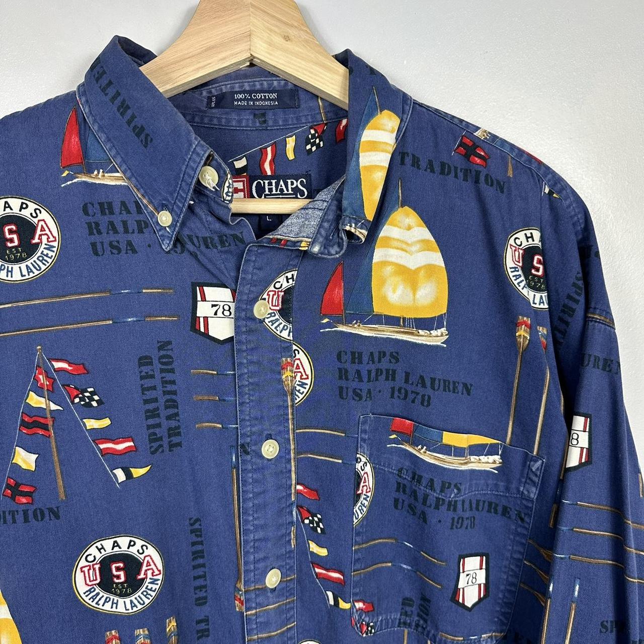 Polo Ralph Lauren Shirt, AOP Yachting Sailing... | Depop