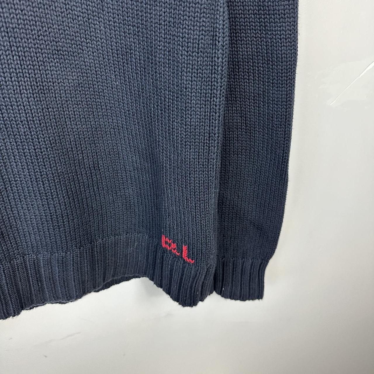 Polo Ralph Lauren USA Flag Jumper Cable Knit... | Depop