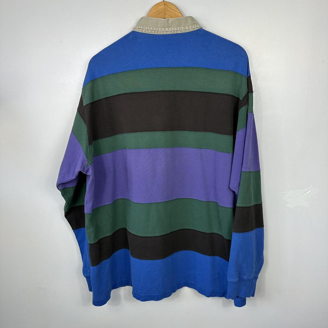 Polo Ralph Lauren Rugby Shirt, Rare Lo Life, Striped... | Depop