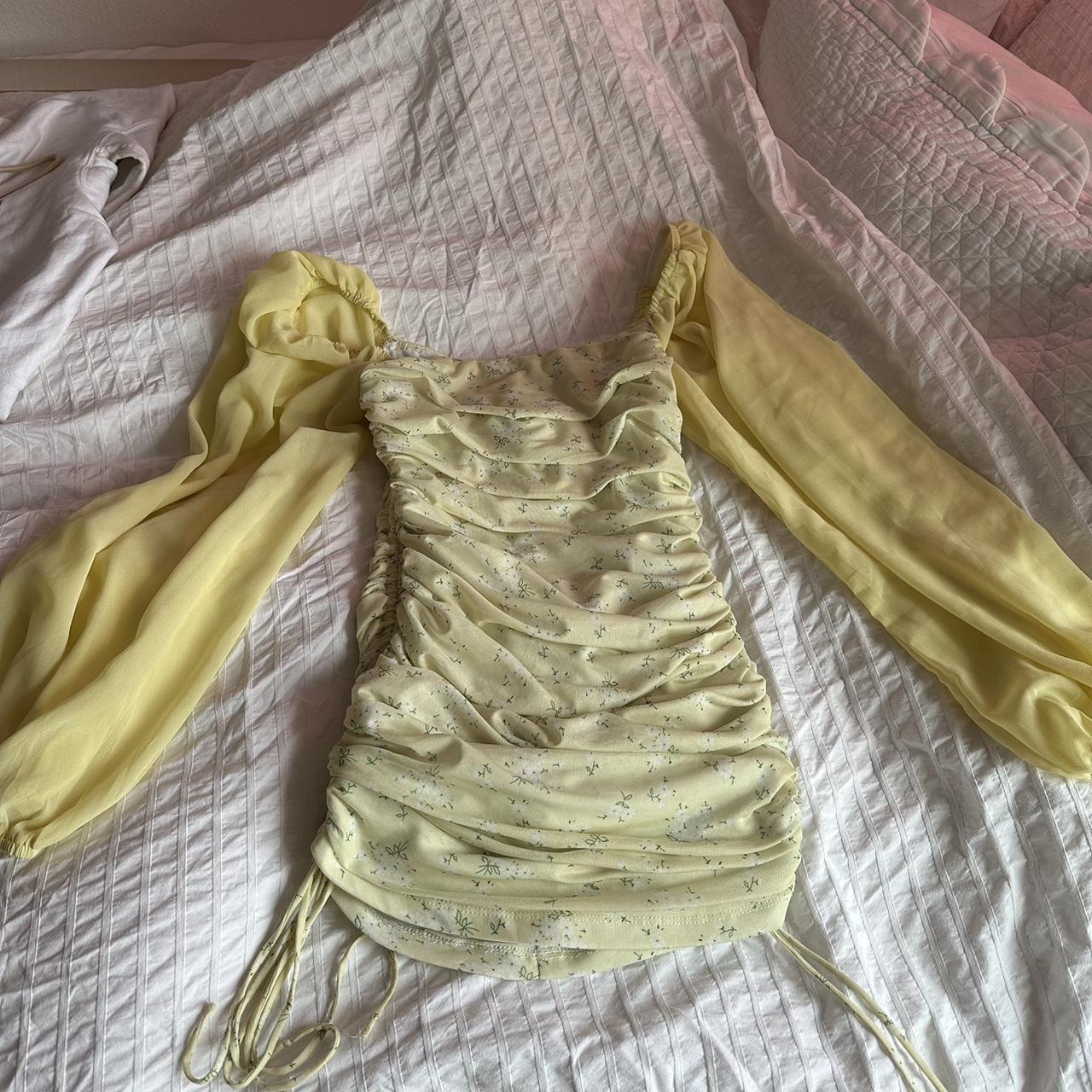 That’s so fetch yellow puff sleeve dress. Literally... - Depop