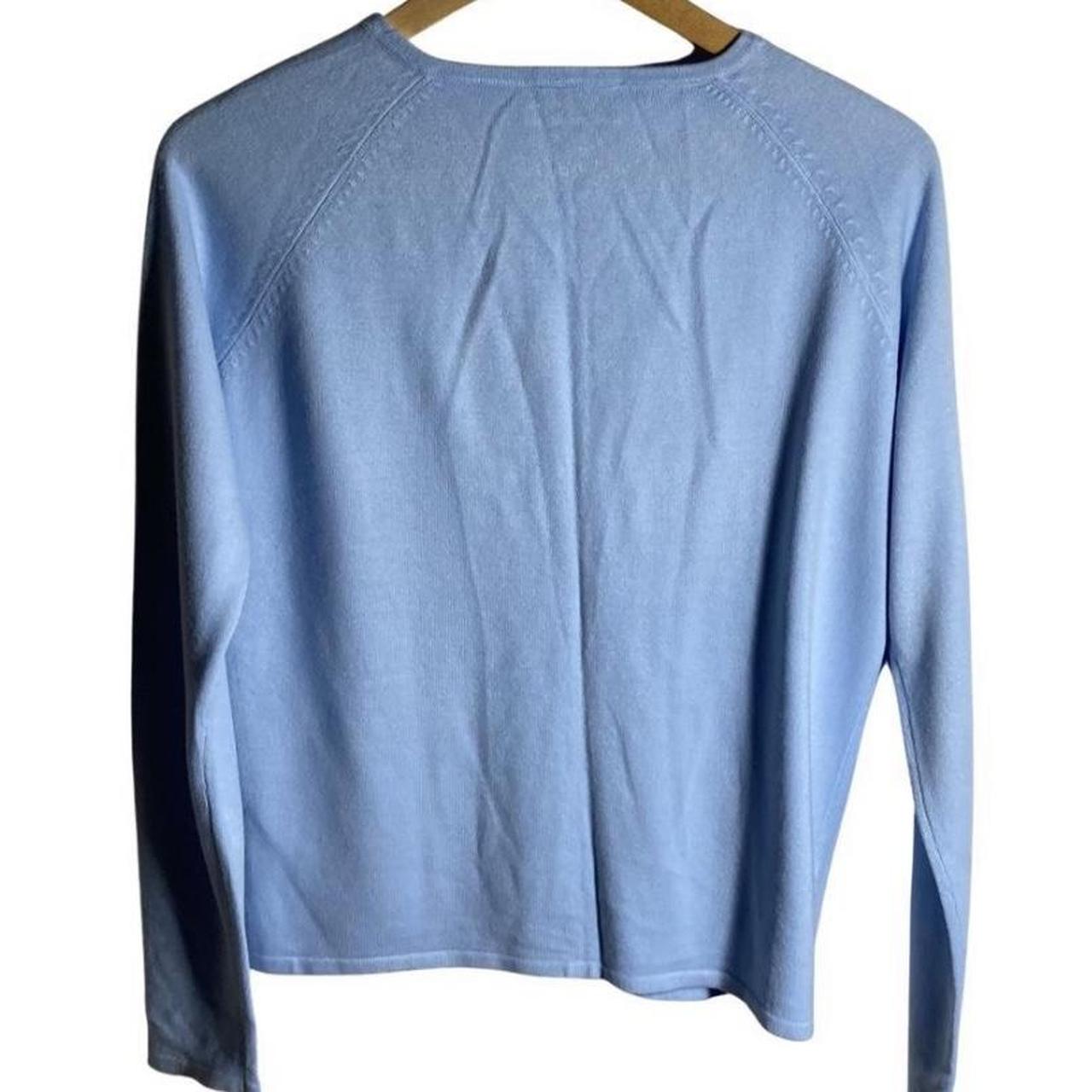 Really cute baby blue button up cardigan Ignore:... - Depop