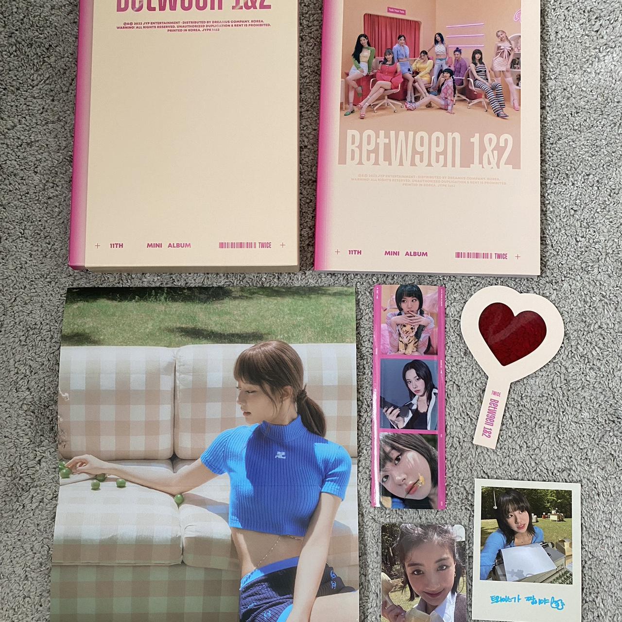 twice between one and two album all inclusions... - Depop