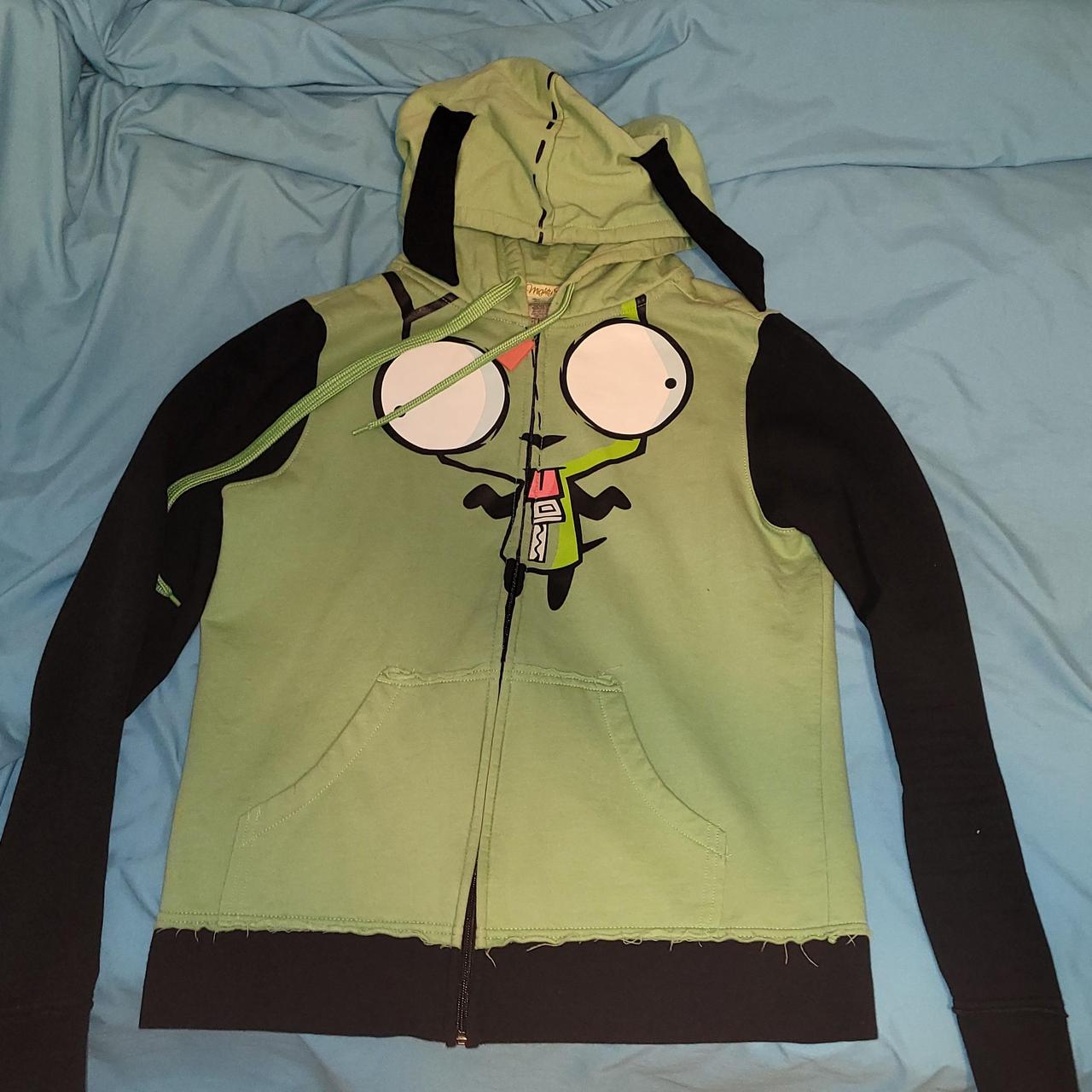 ON HOLD XL Invader Zim Mighty Fine original hoodie... - Depop