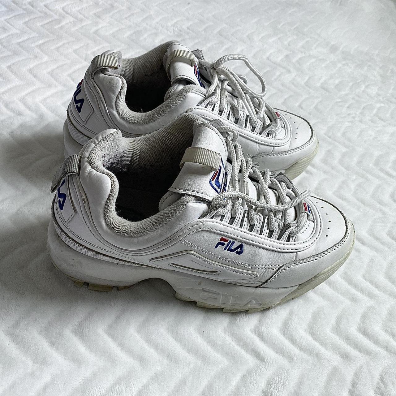 FILA platform sneakers Used, in fair condition... - Depop