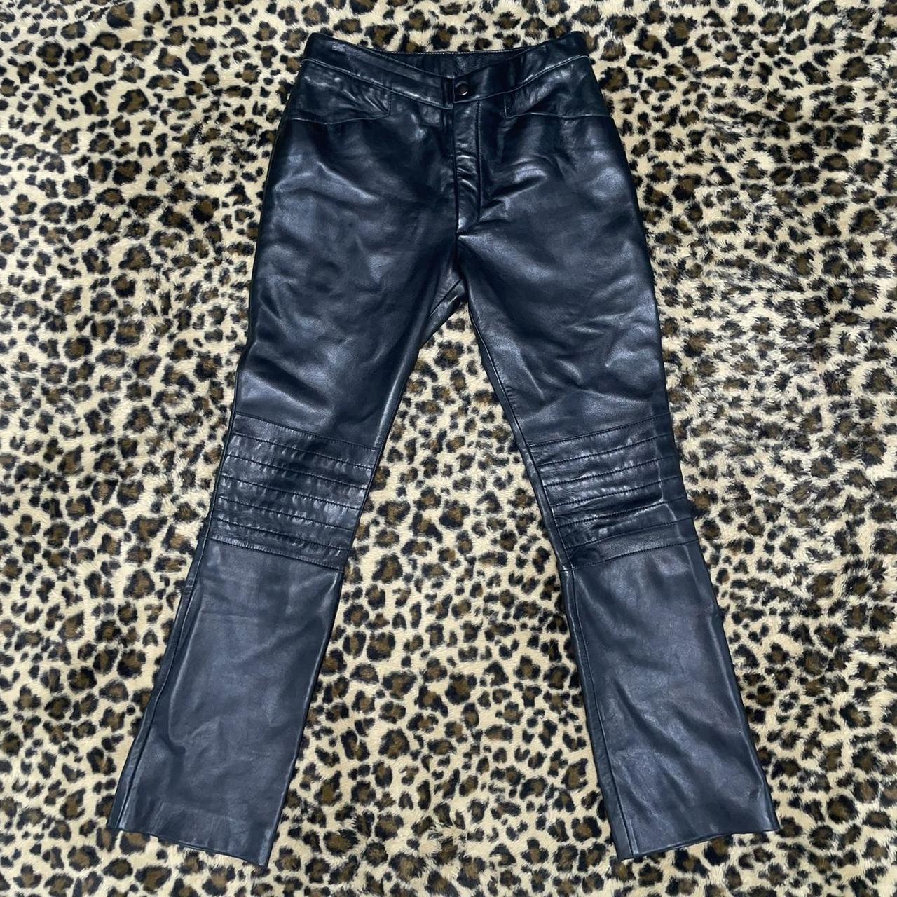 Sick rocker gf leather pants 🖤💋💌 by pelle... - Depop