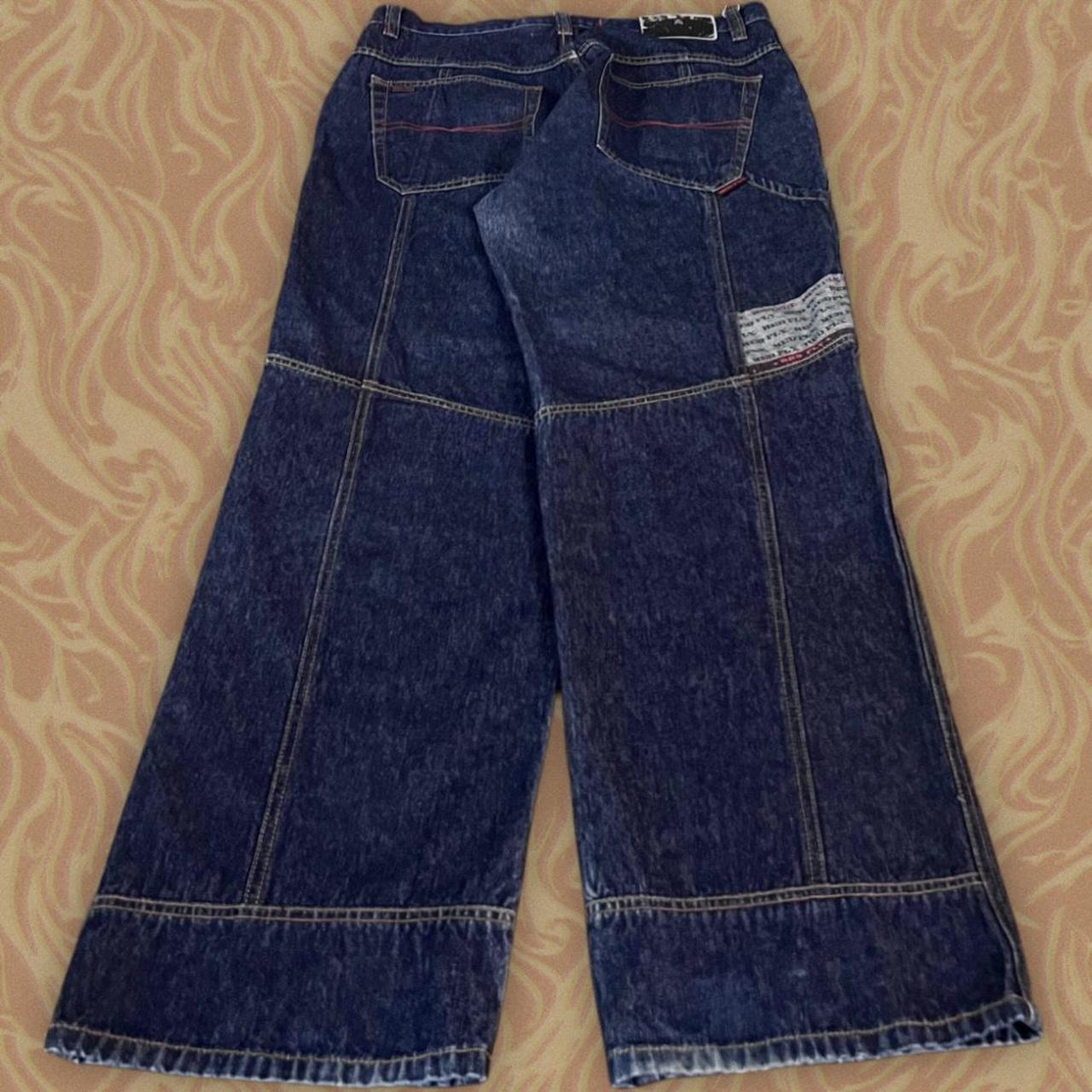 RARE ASF VTG. 90s CyberY2K Baggy Wide Leg Southpole... - Depop