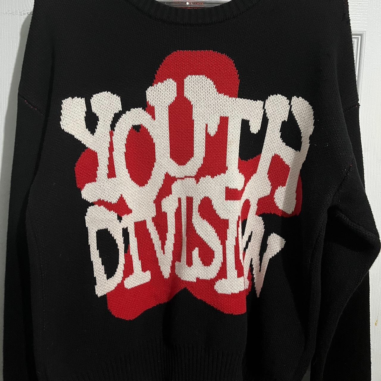 Divide the youth Youth division knitted... - Depop