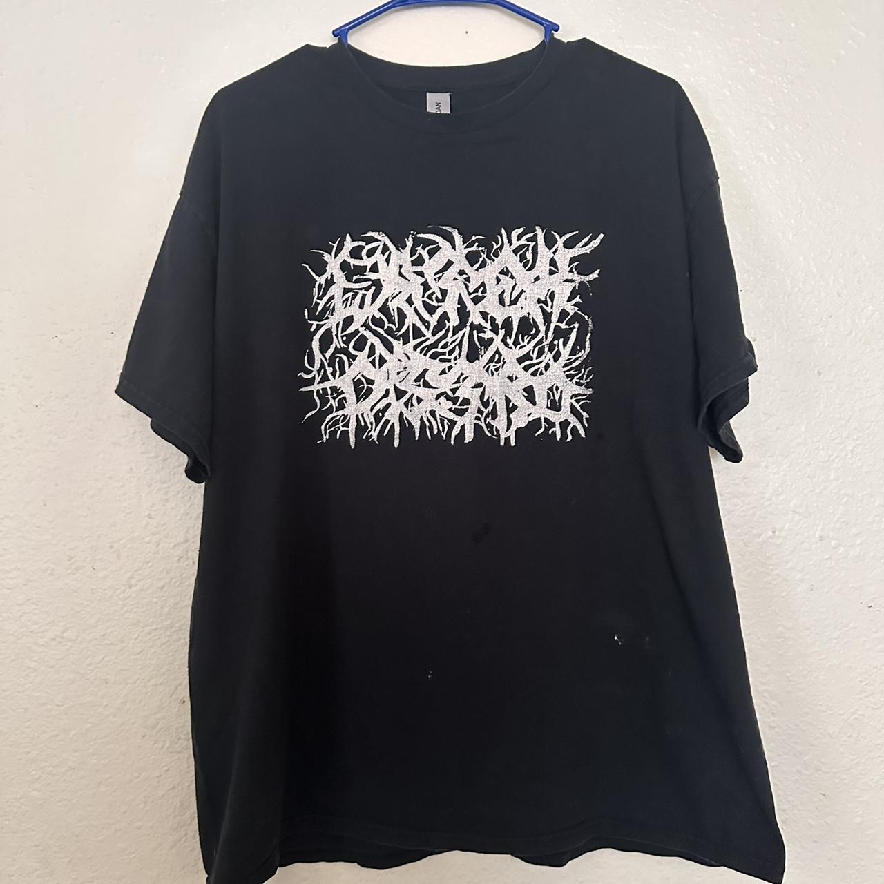 Black and white distro shirt size: XL i ship same... - Depop