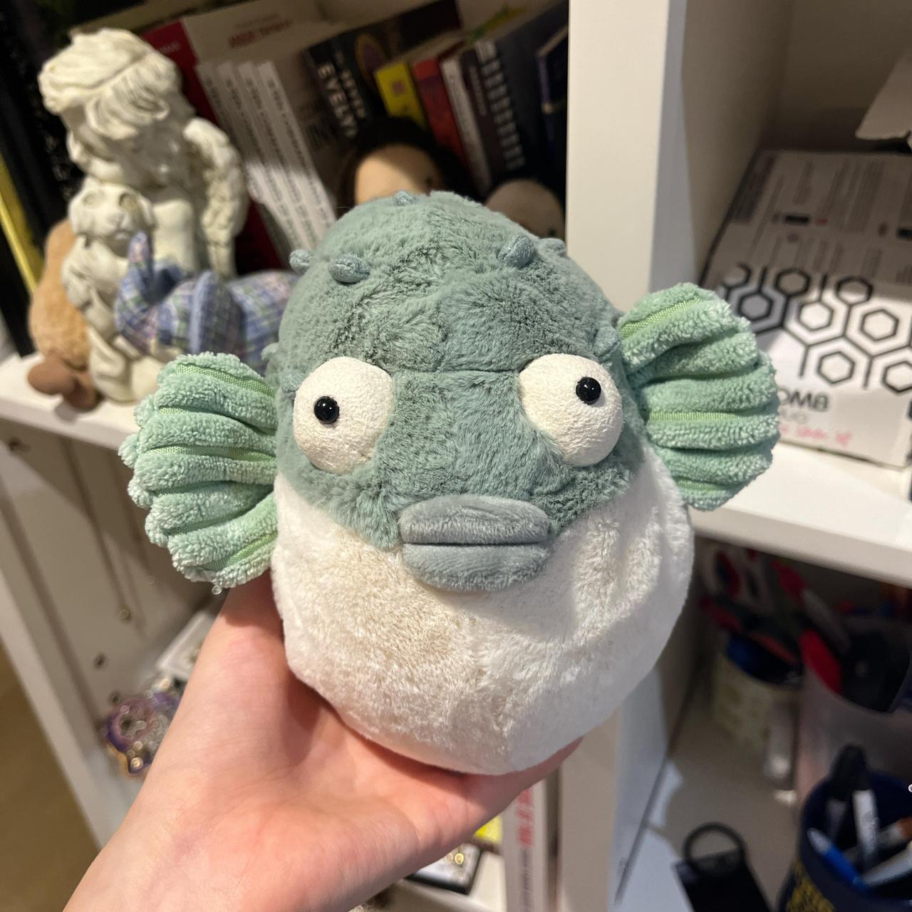 Brand new pufferfish jelly cat #jellycat - Depop