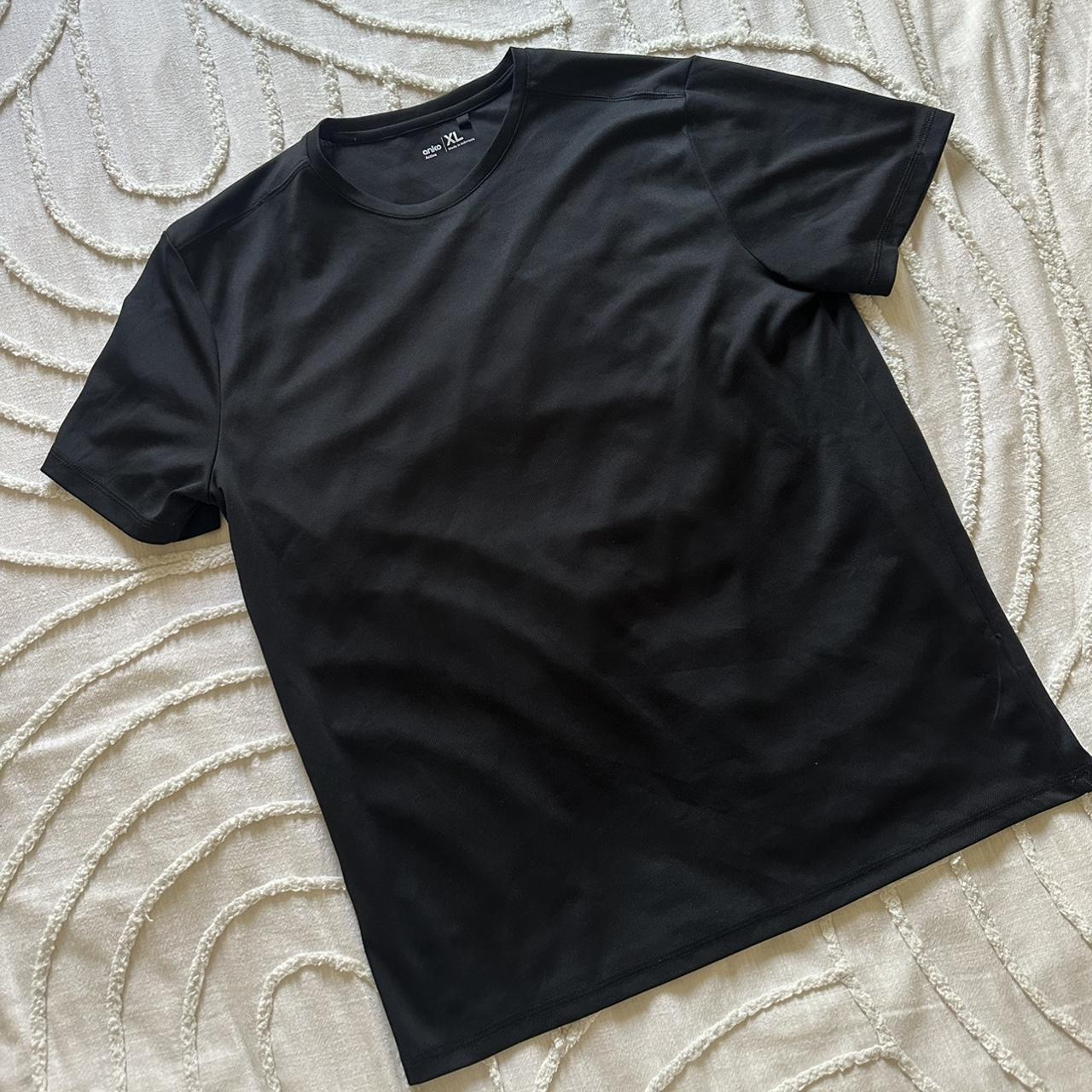 Anko Active - Men’s Plain Black Tee Price:... - Depop