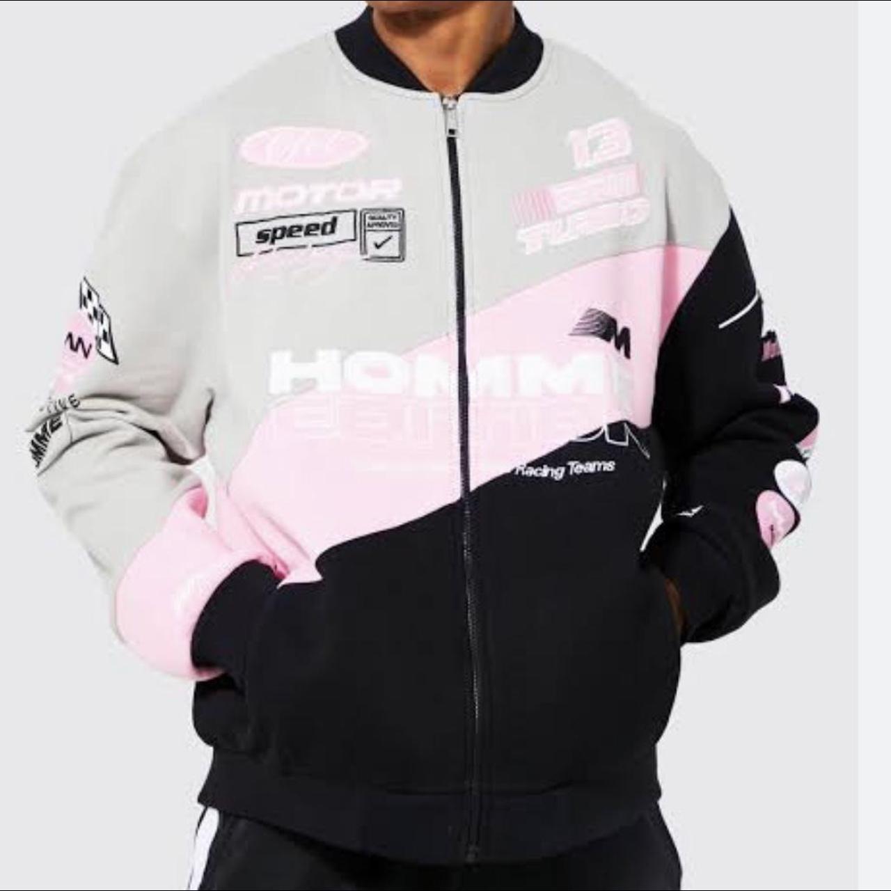 Boohoo man motor jacket Worn once Size M - Depop