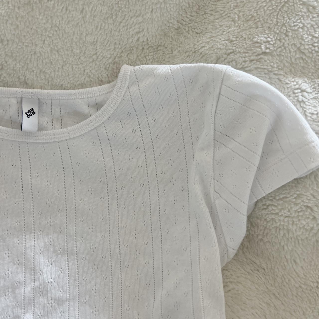 cou cou intimates baby tee 🎀 worn like once... - Depop