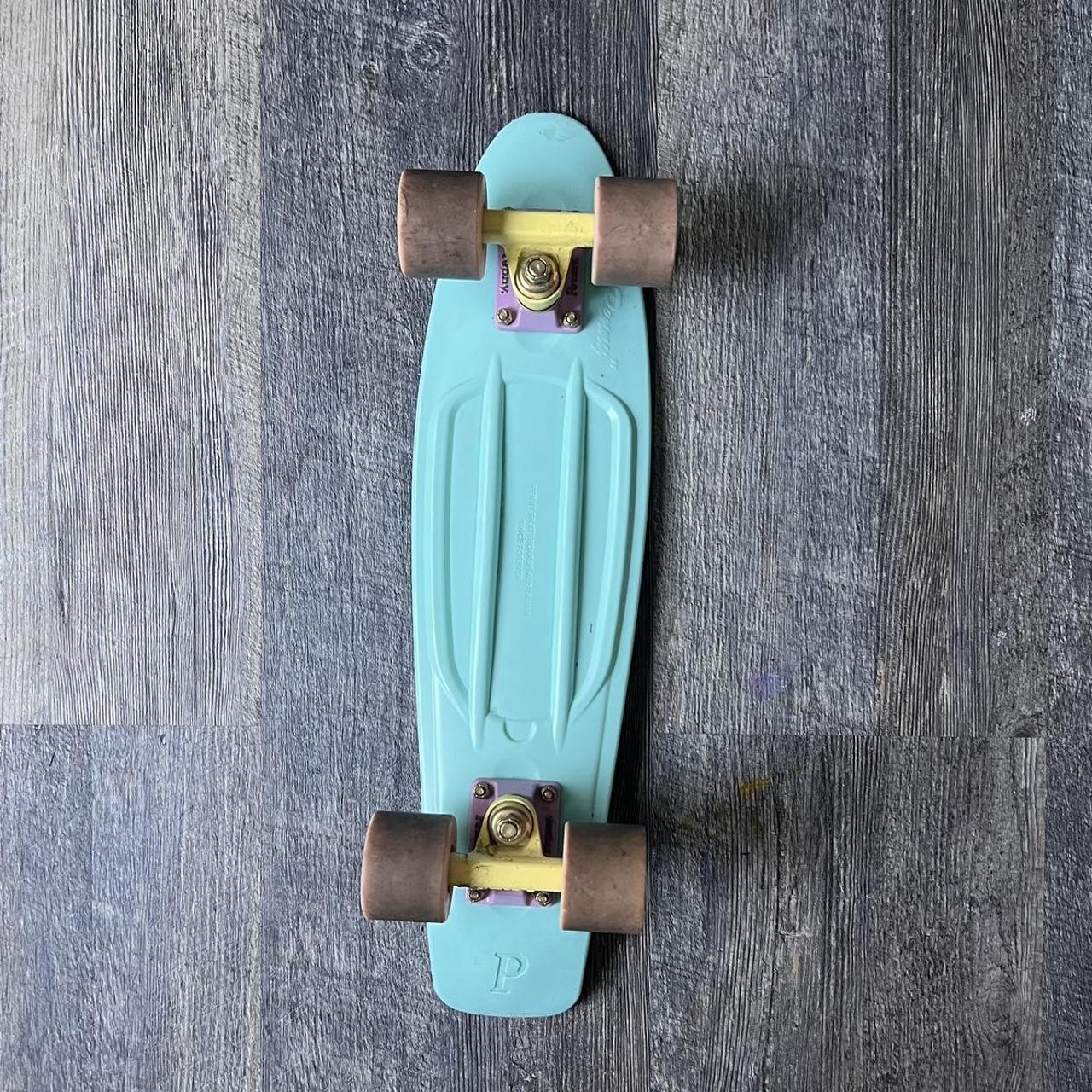 Pastel Baby Blue Penny Board Open to offers!... - Depop