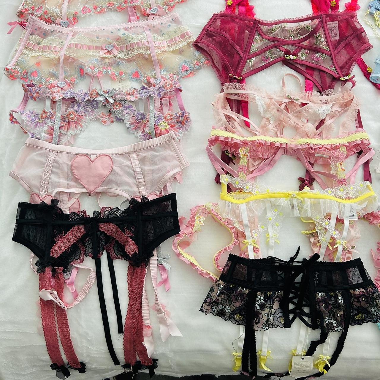 for love and lemons / jacalyn bennett garter belts... | Depop