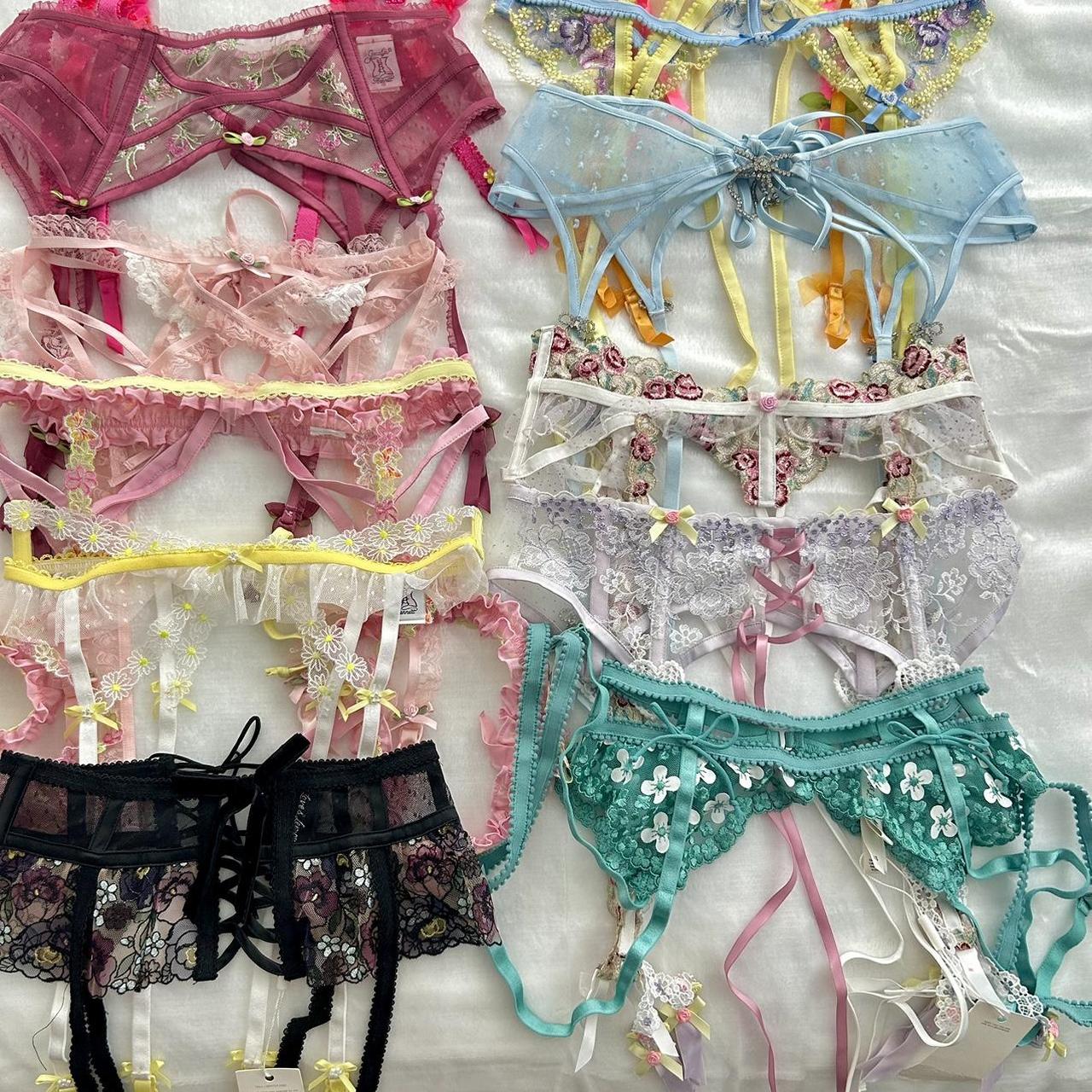 for love and lemons / jacalyn bennett garter belts... | Depop