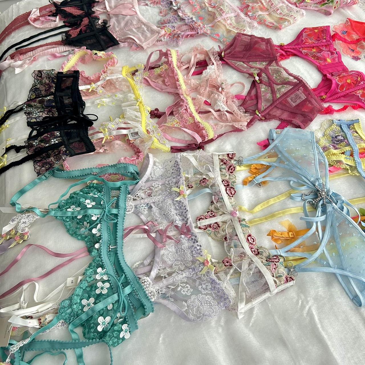 for love and lemons / jacalyn bennett garter belts... - Depop