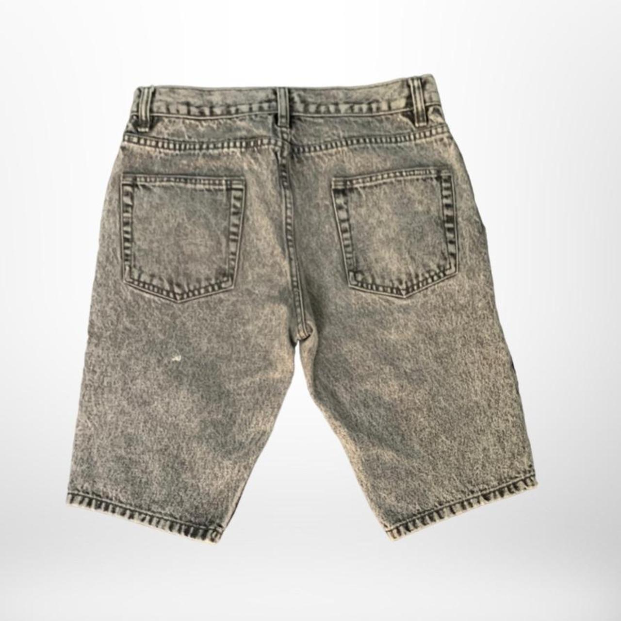 Grey denim jorts!🩶 waist-30 inseam-11.5 leg... - Depop