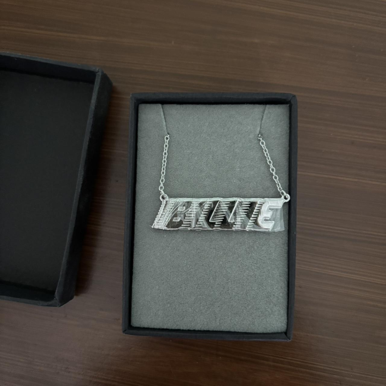 billie eilish racer necklace never worn still in box | Depop