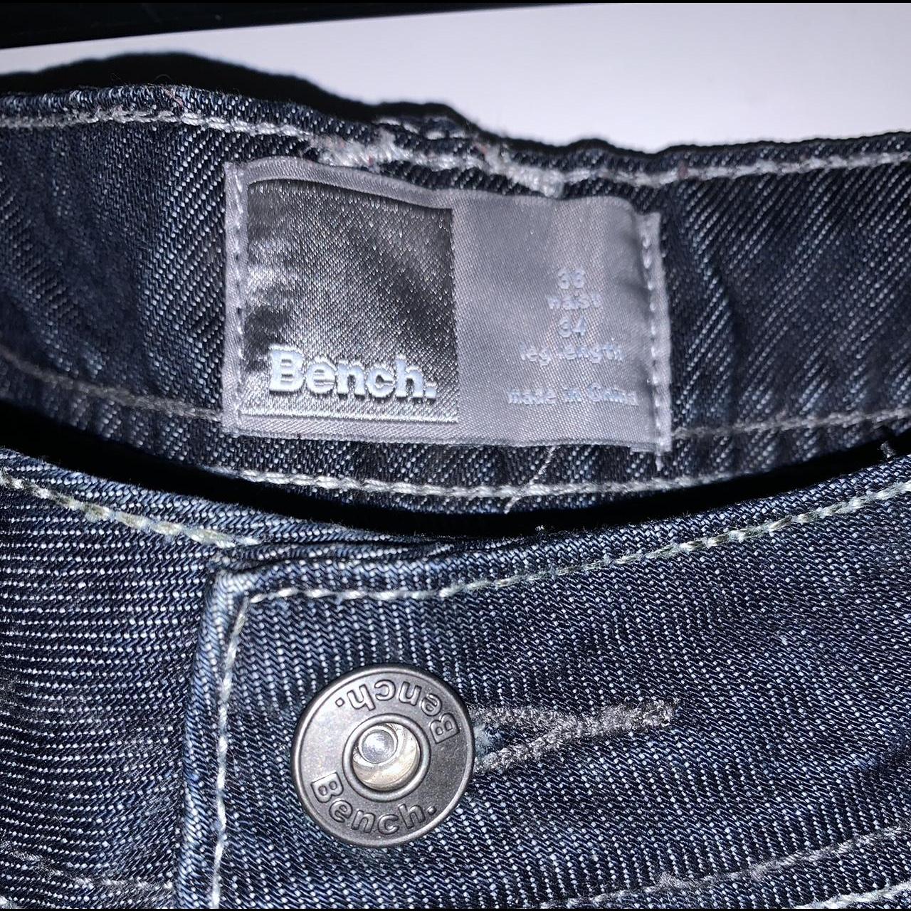 Bench denim cargo style trousers in great condition... - Depop