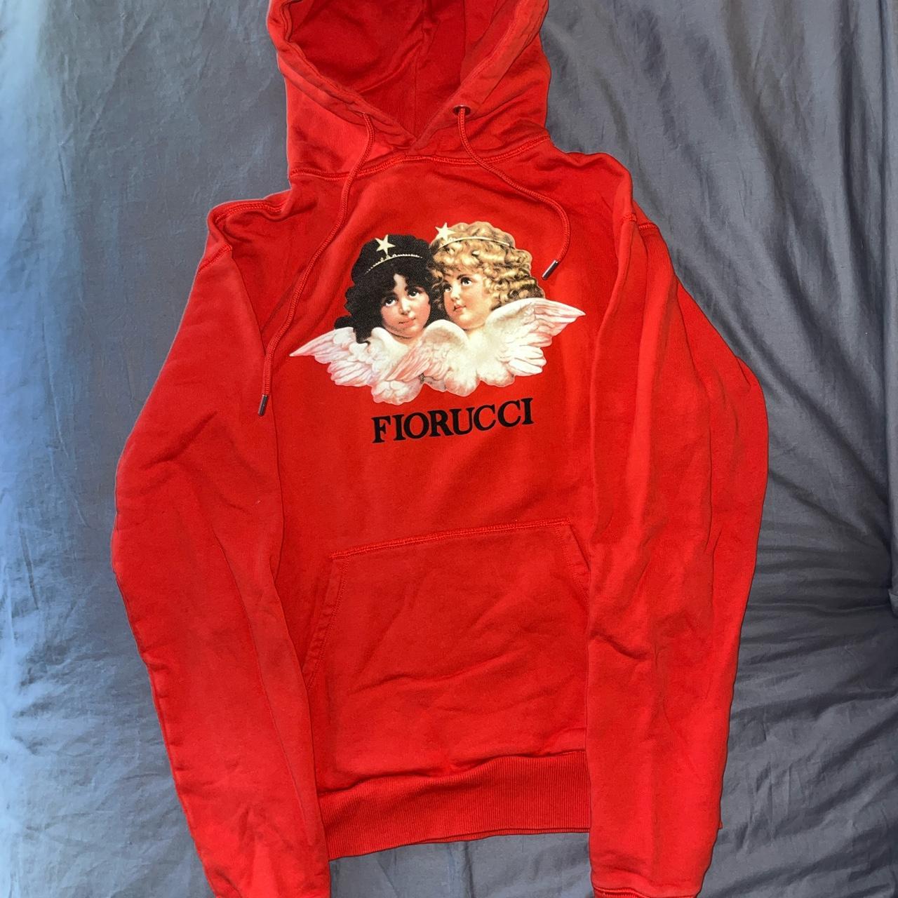 Fiorucci Women's Red Hoodie | Depop